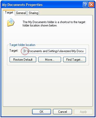 TeachMe-Buzz: How to change the location of My Documents folder